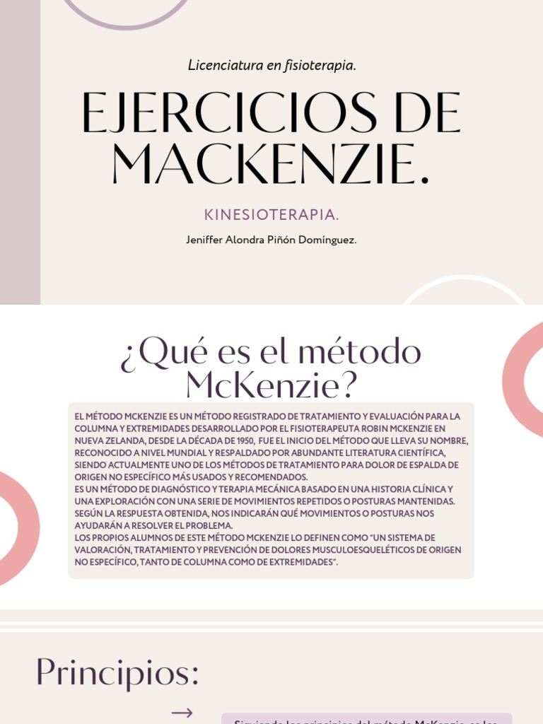 Métodos de McKenzie | PDF