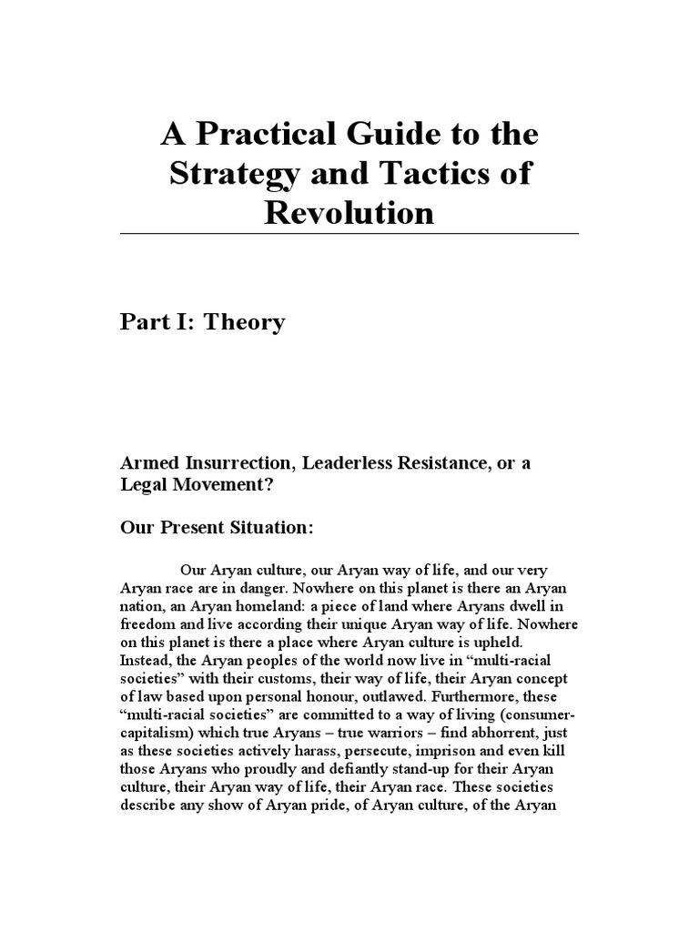 A Practical Guide To The Strategy and Tactics of Revolution | PDF ...