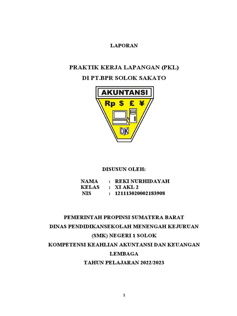 Contoh Laporan PKL | PDF
