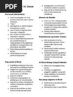 Jose Rizal Comics | PDF