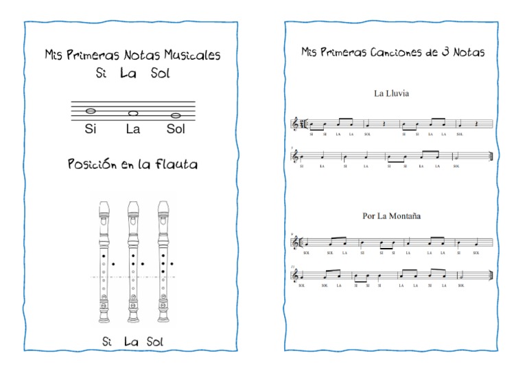 Mis Primeras Notas Musicales | PDF
