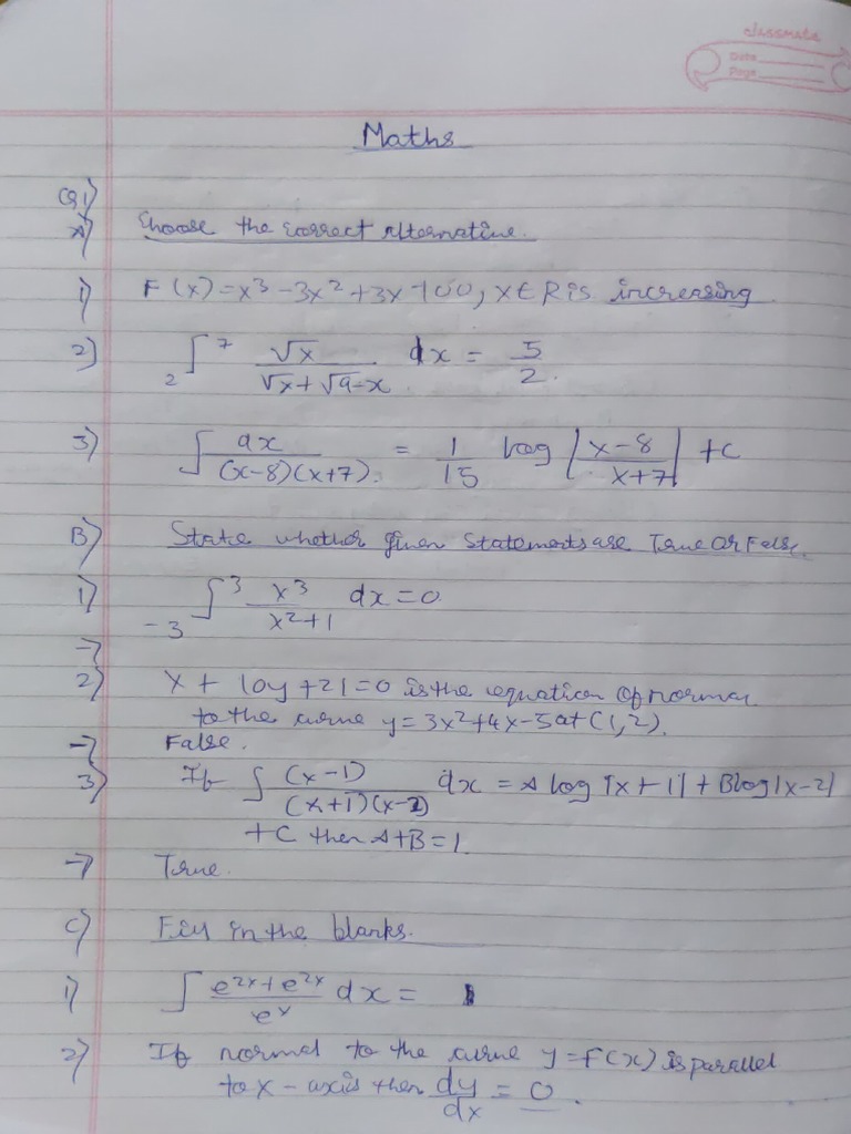 Maths1. Chp-4,5&6 | PDF