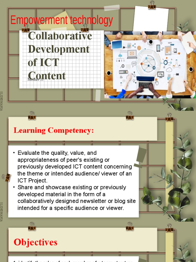 Lesson 11 Collaborative Development | PDF | Educational Technology | Project Management