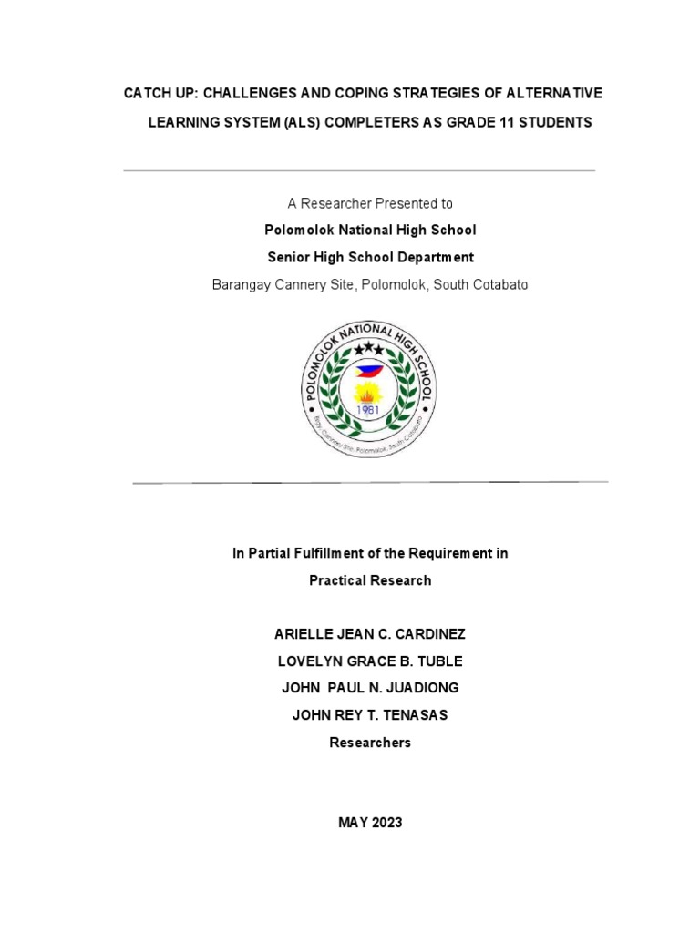 A Researcher Presented To | PDF | Learning | Teachers