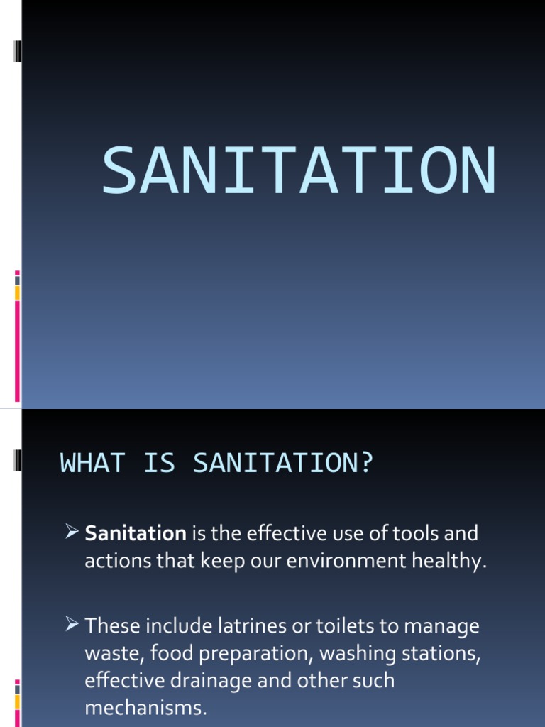 Sanitation Meaning Evaluation Insights Rural Water And Sanitation