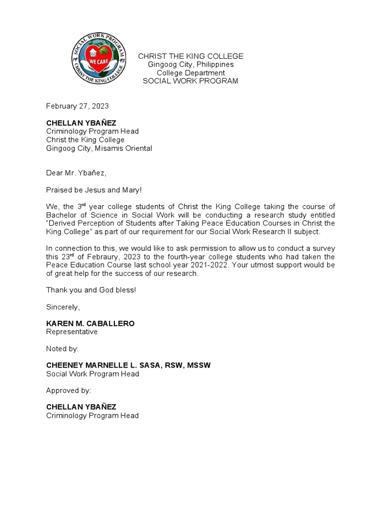 Peace Education Letter Criminology | PDF