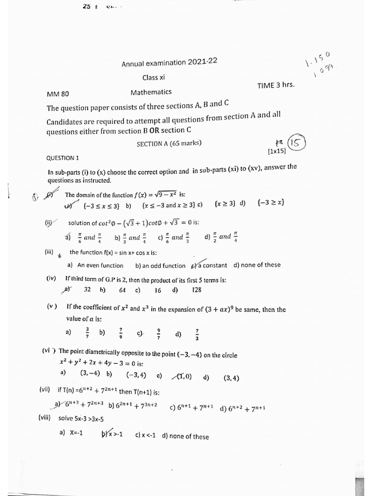 Maths Final | PDF
