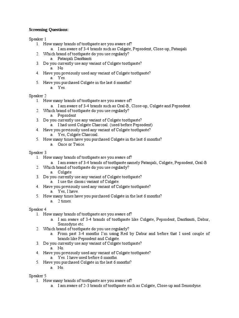 FGD Transcript | PDF | Brand | Focus Group