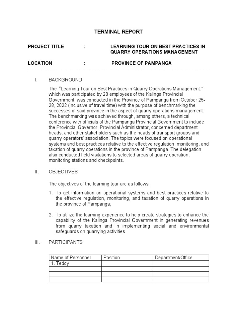 Terminal Report Pampanga | PDF | Taxes | Business