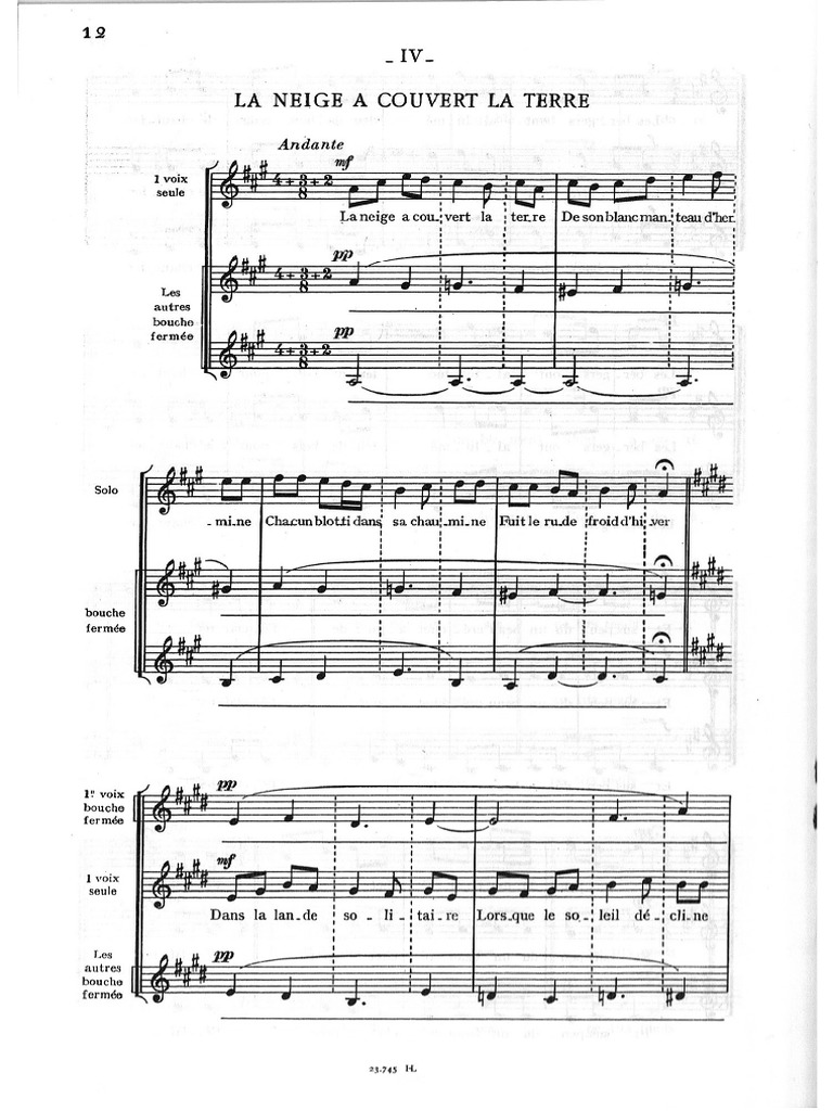 Jean Absil Colindas N°4 Et 5 Pdf 6084