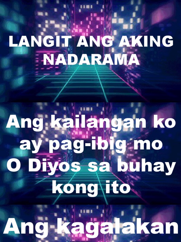 Langit Ang Aking Nadarama | PDF