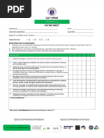 COT-RPMS Rating Sheet For T I-III For Sy 2023-2024 | PDF