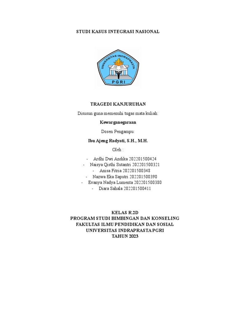 Kel 2 - R2D - Integrasi Nasional | PDF