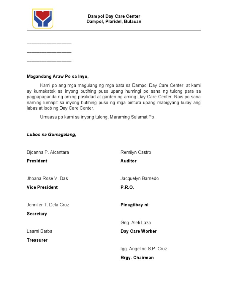 Daycare Solicit | PDF