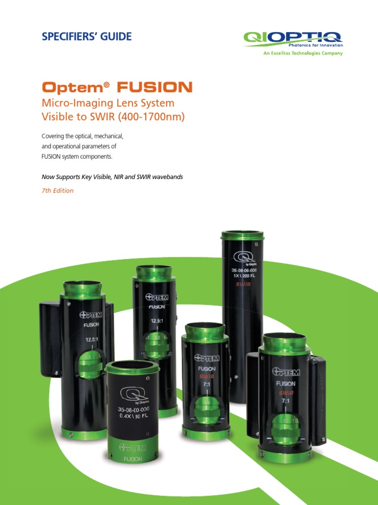 Optem FUSION Micro-Imaging Lens System - Specifiers Guide | PDF | Zoom ...