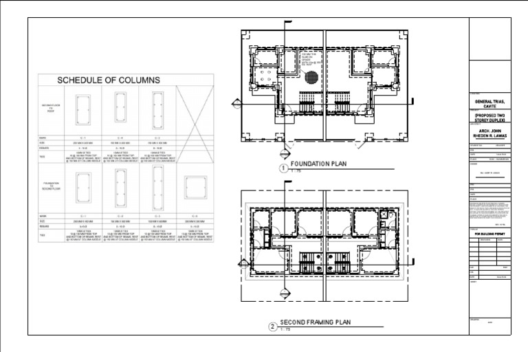 Building Permit Plans for Architects | PDF