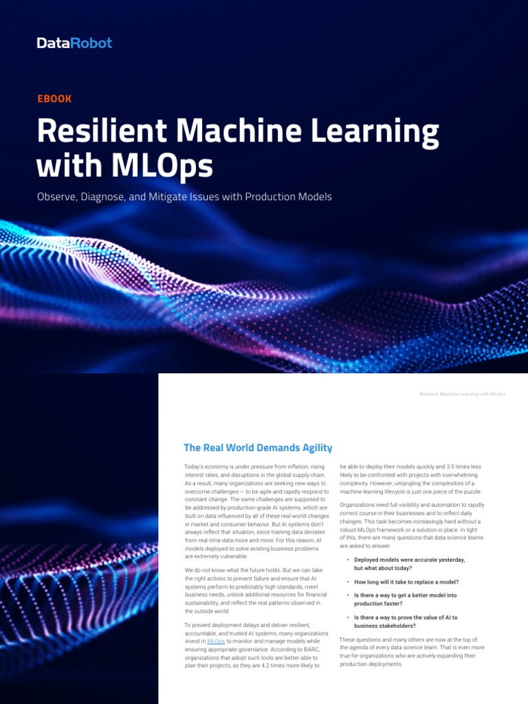 Resilient Machine Learning With MLOps - v2.0 | PDF | Artificial Intelligence | Intelligence (AI ...