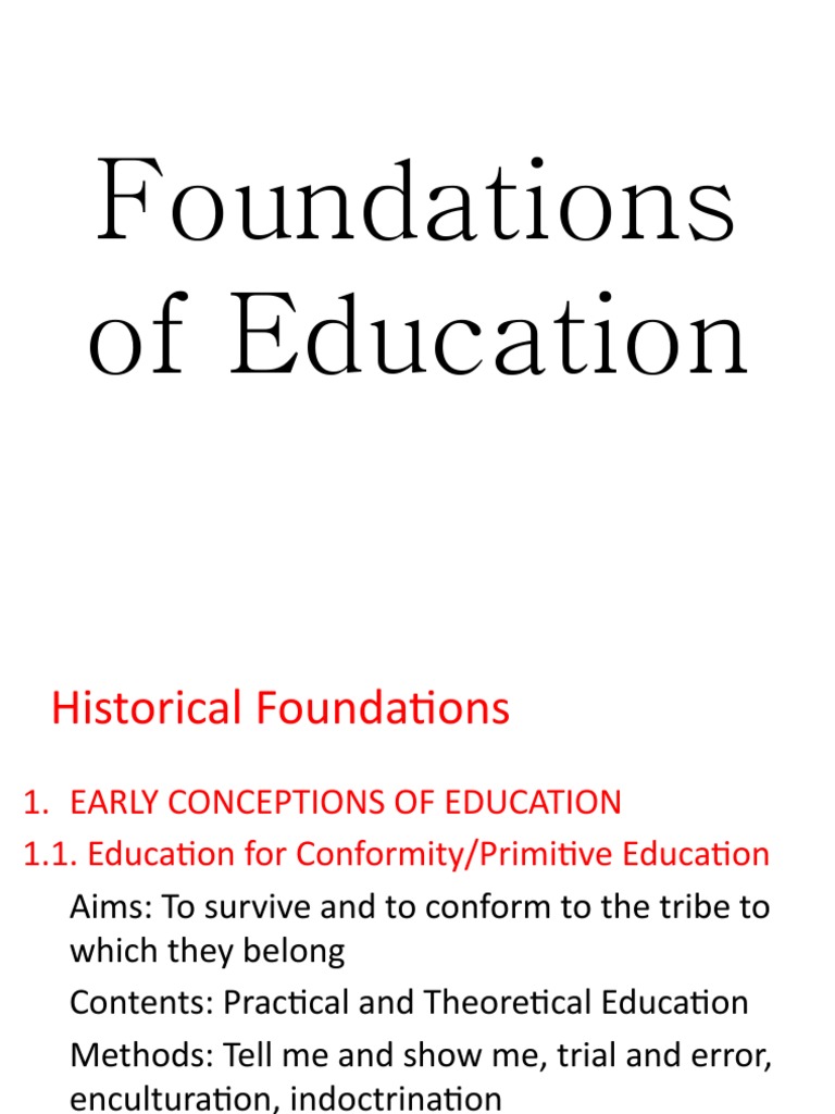 Historical and Modern Education Foundations | PDF | Learning | Morality