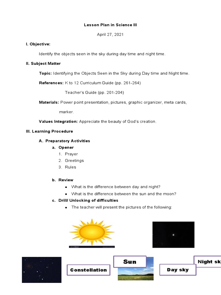 Deped Lesson Plan | PDF