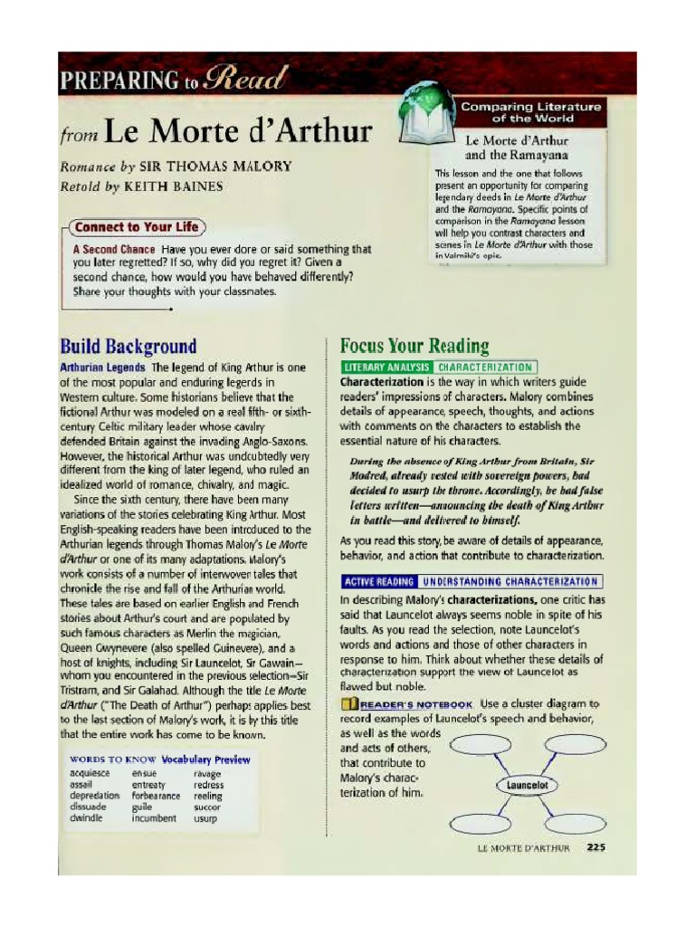 Le Morte DArthur | PDF