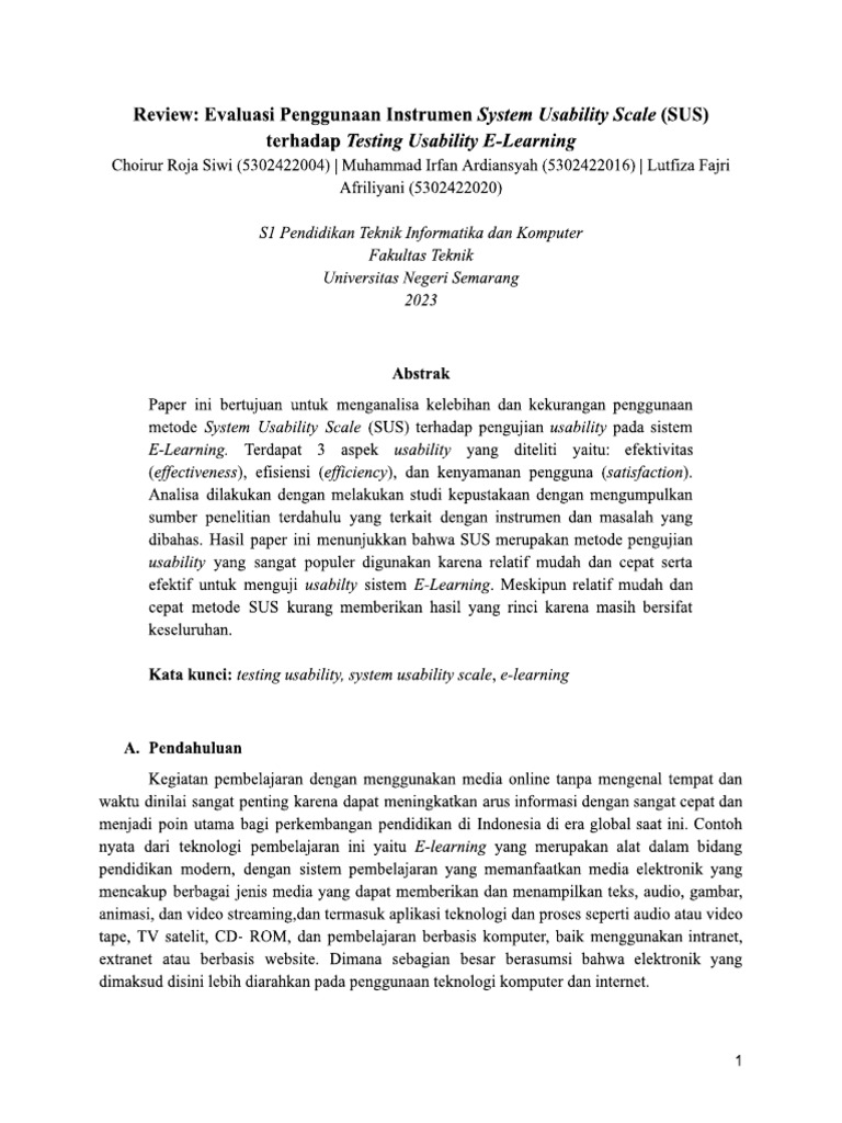 Mini Paper HCI | PDF