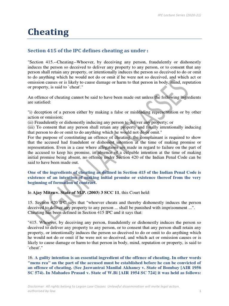 Cheating | PDF | Deception | Fraud