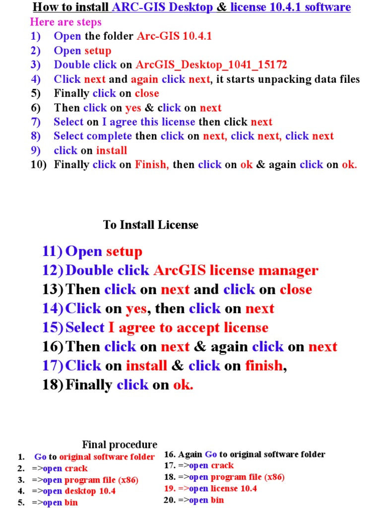 Arc-GIS Installation | PDF