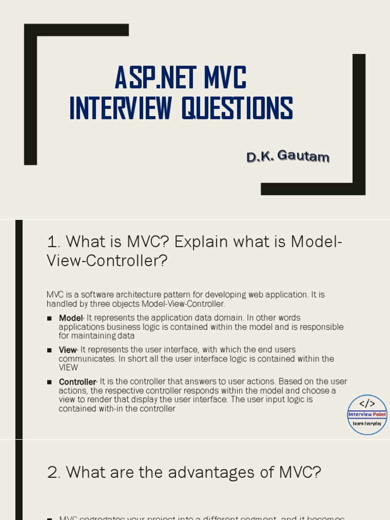 MVC PDF | PDF | Model–View–Controller | Product Development