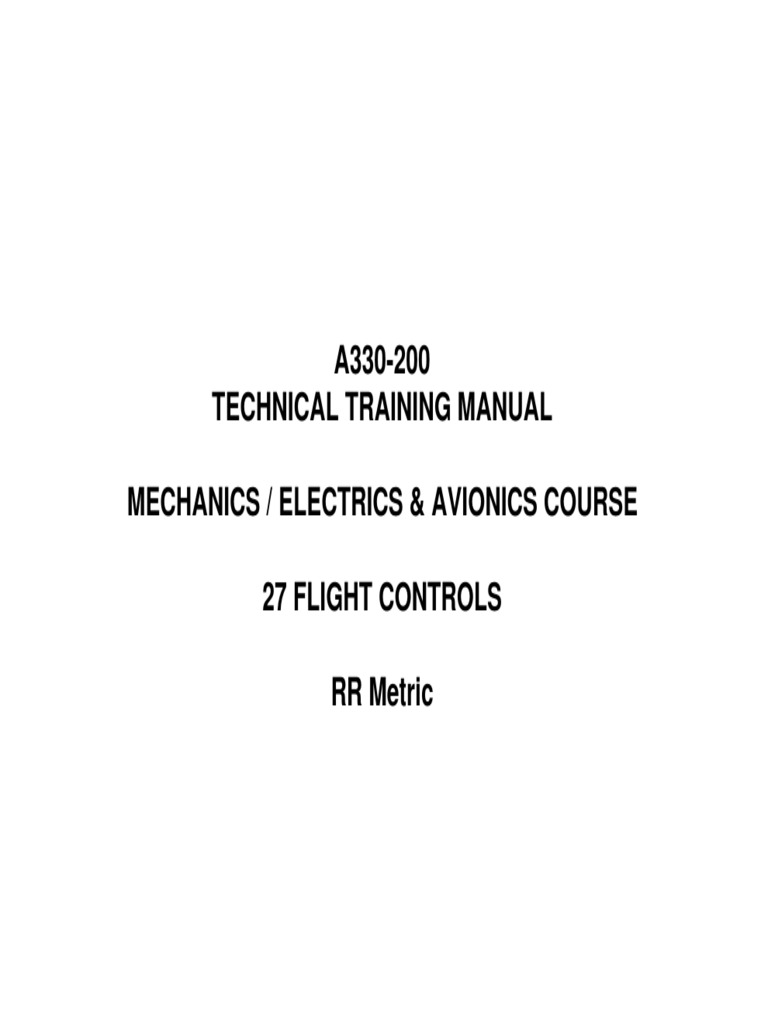 Ata27 A330-200 RR Trent700 | PDF