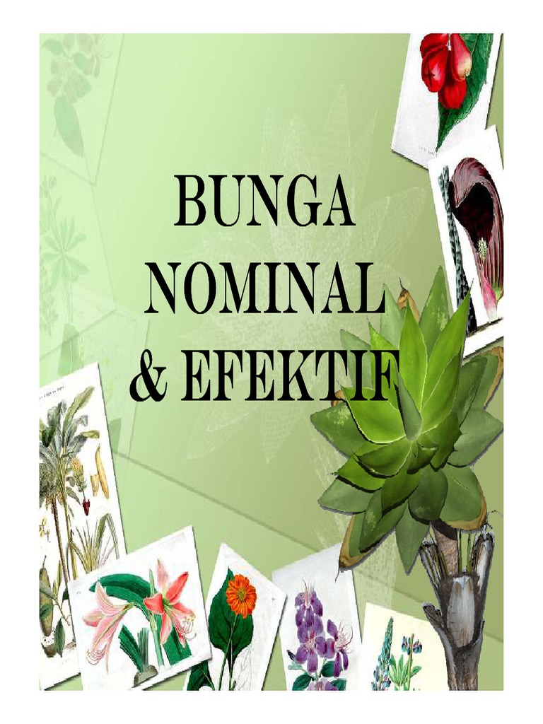 Bunga Nominal Dan Efektif | PDF