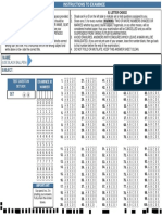 Answer Sheets For 60 Items | PDF