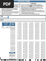 Sample Answer Sheet | PDF