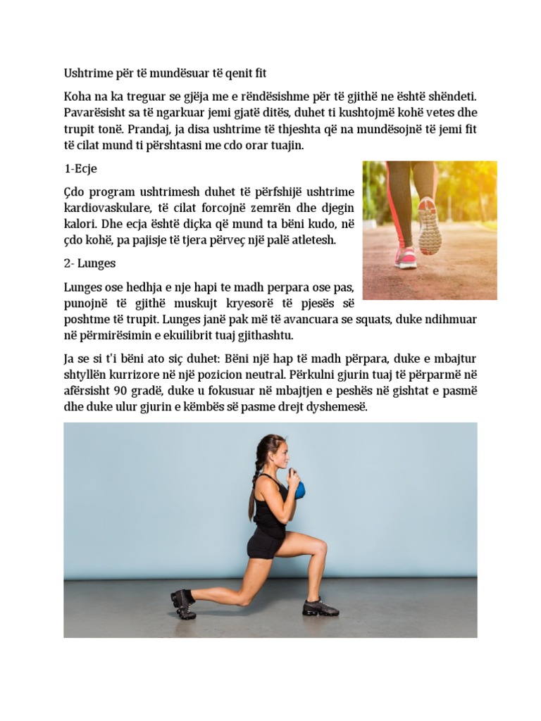 Ushtrime Për Të Mundësuar Të Qenit Fit | PDF