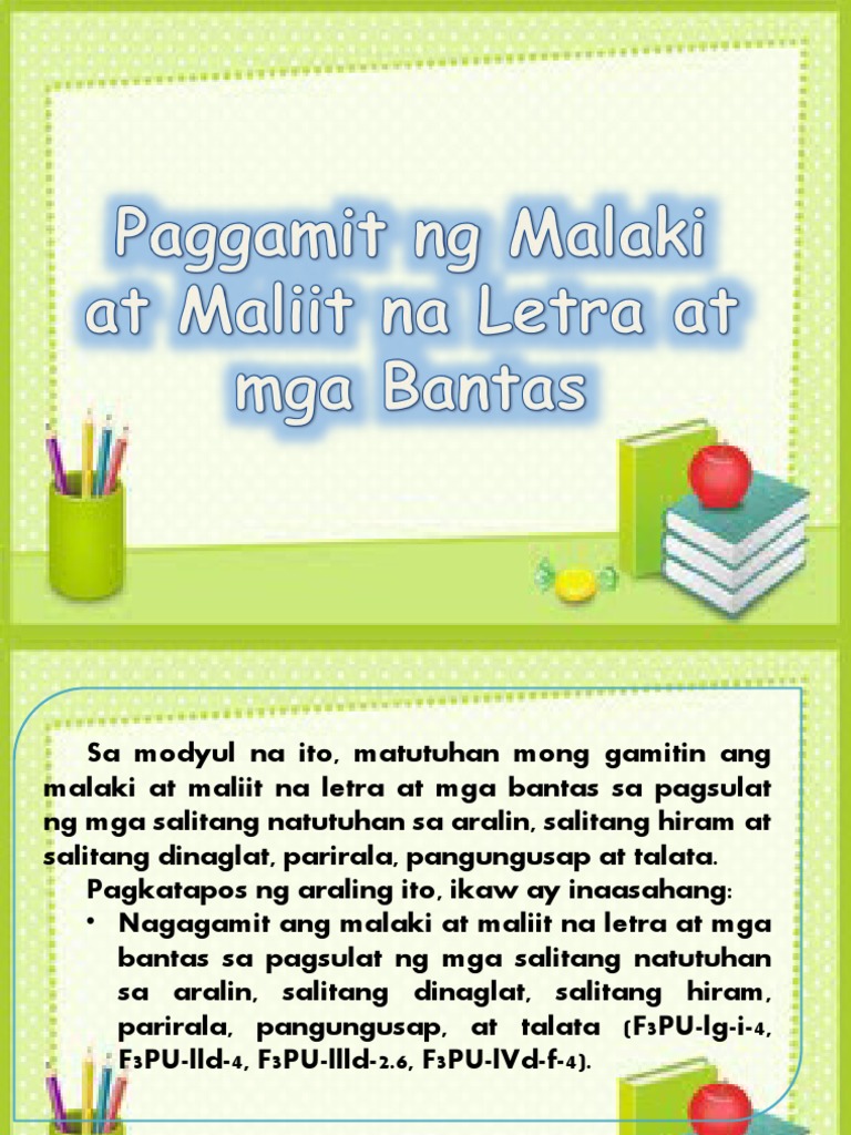 Filipino 3 Q1 - Module 13. | PDF