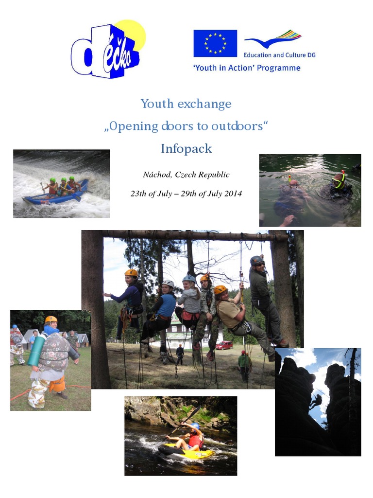 Infopack Youth Exchange Opening Doors To Outdoors | PDF
