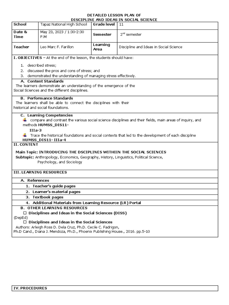DLP 8 Psychology | Download Free PDF | Stress (Biology) | Social Sciences