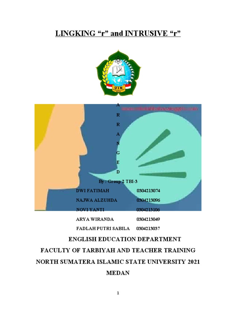 12 Lingking R and Intrusive R by Group 2 | PDF | Languages Of Europe | Languages Of The United ...