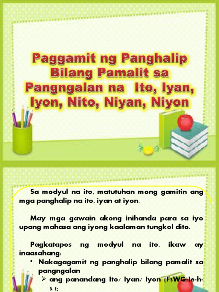 Filipino 3 Q1 - Module 14. | PDF