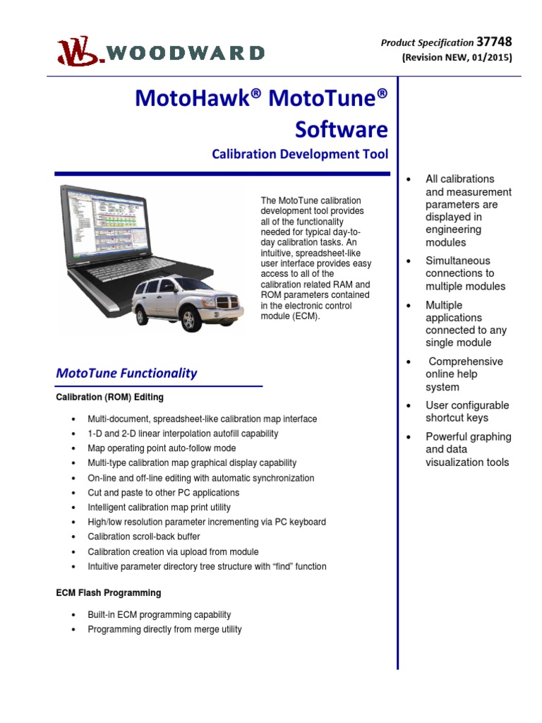 37748 MotoHawk Mototune PS | PDF | Version Control | System Software