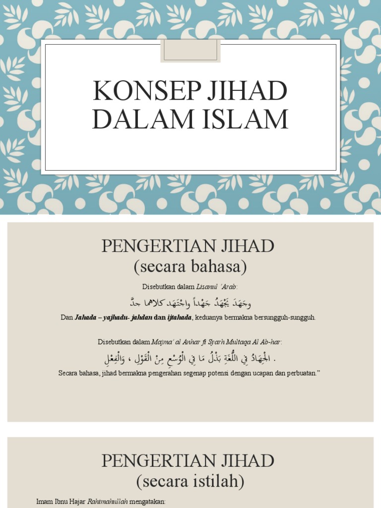 Konsep Jihad Dalam Islam | PDF