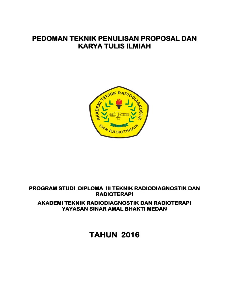 Pedoman Teknik Penulisan KTI D3 | PDF