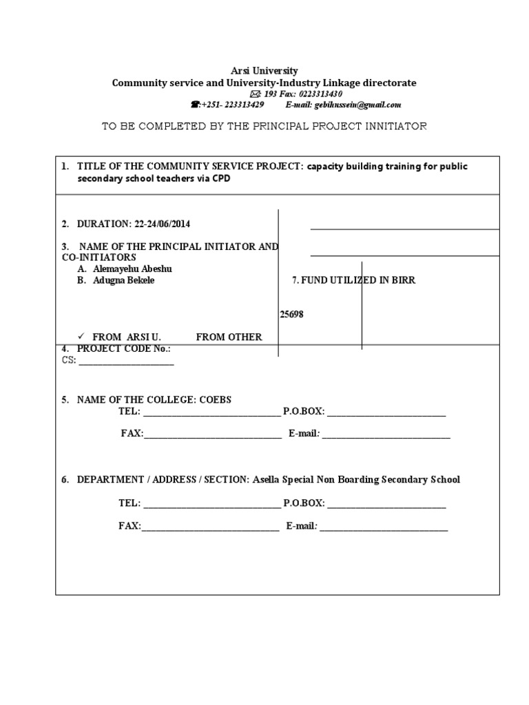 Community Service | PDF | Teachers | Learning