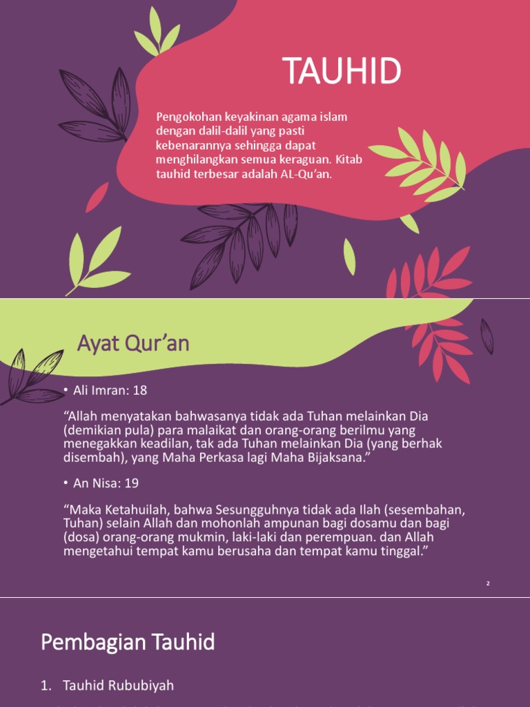 TAUHID | PDF