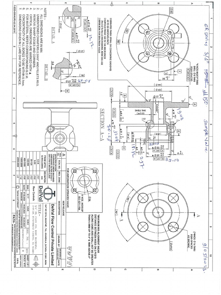 Dimensional Inspection Report | PDF