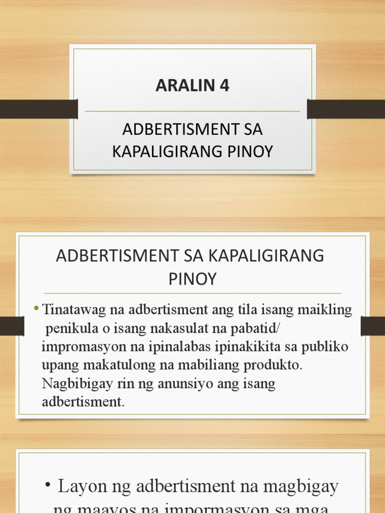 Aralin 4 Report | PDF