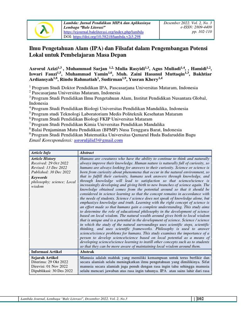 Jurnal Internasional | PDF | Science | Cognitive Science