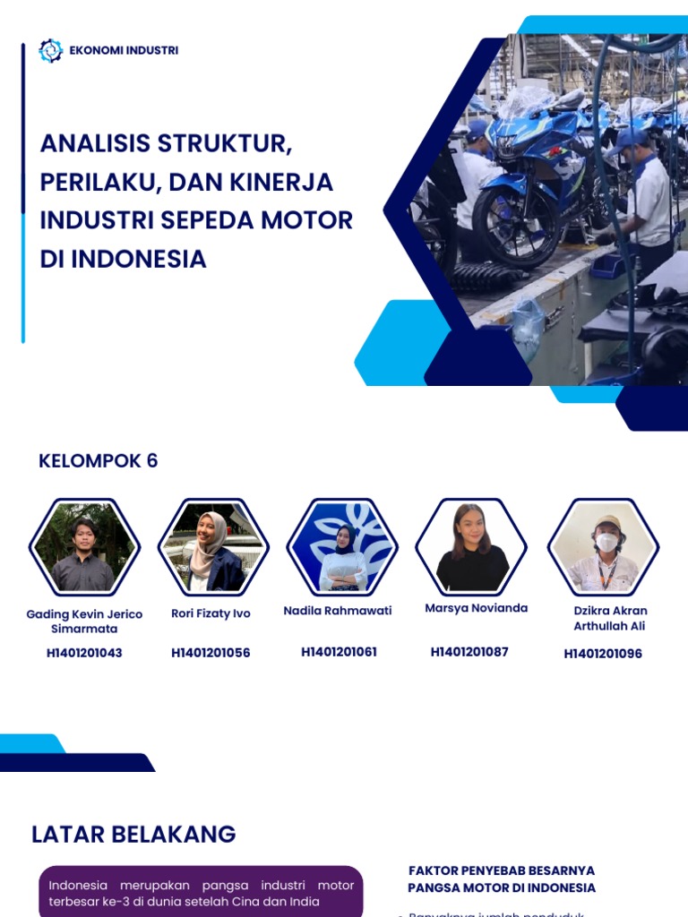 Analisis SCP Industri Motor Di Indonesia | PDF | Teknologi & Rekayasa