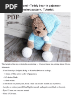 Elya The Crochet Bunny Amigurumi Free Pattern | PDF | Crochet | Stuffed ...