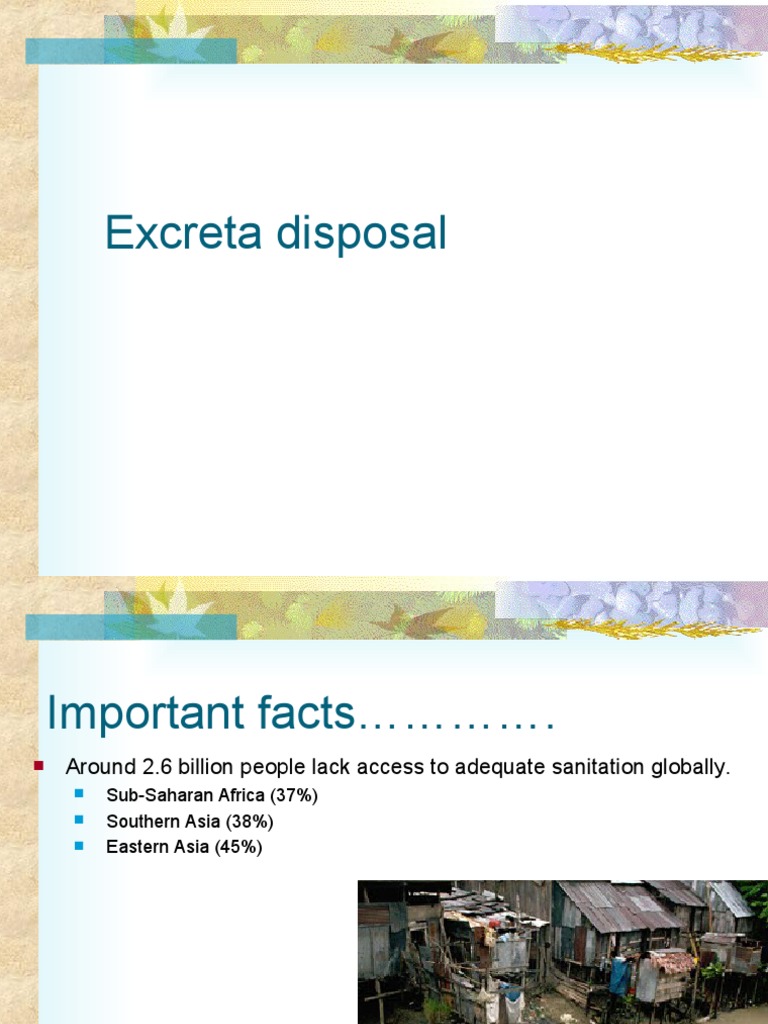 Excreta Disposal | PDF | Sewage Treatment | Sanitation