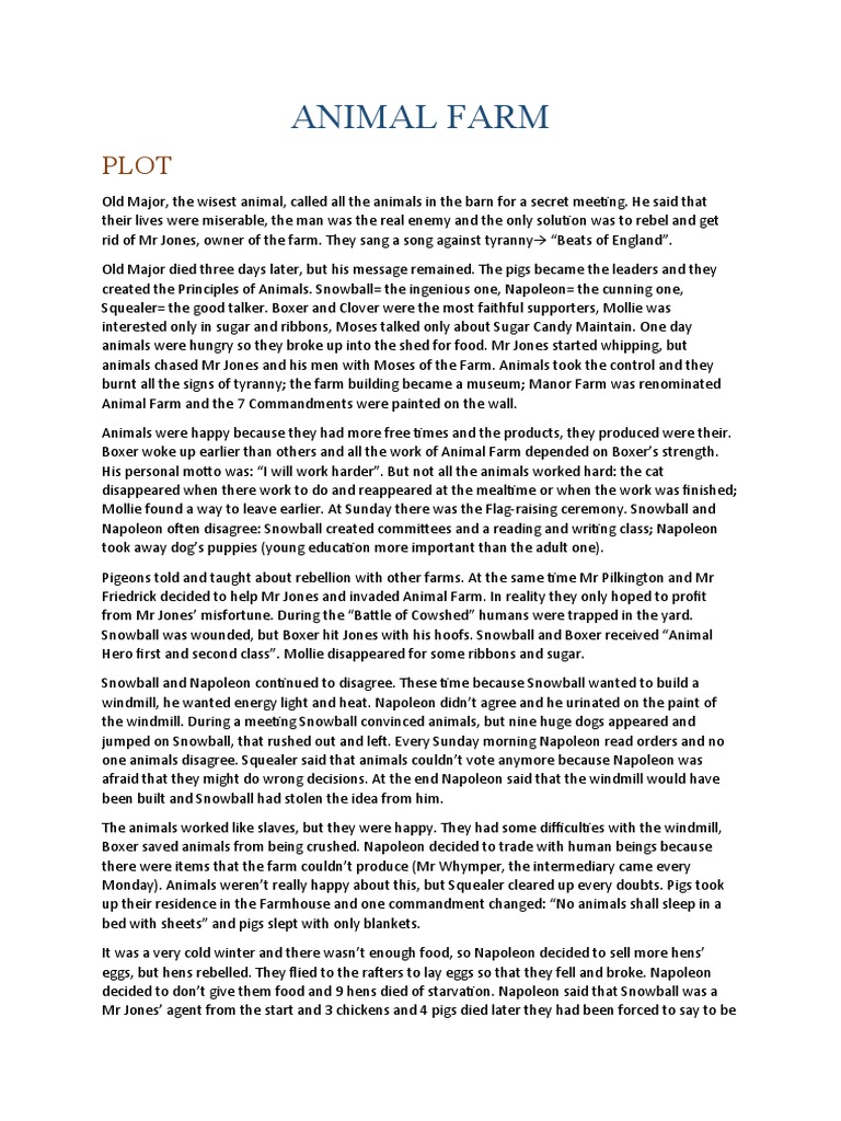 Animal Farm!!! | PDF